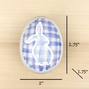 Blue Easter Egg Set Ceramic Eggs - Etsy