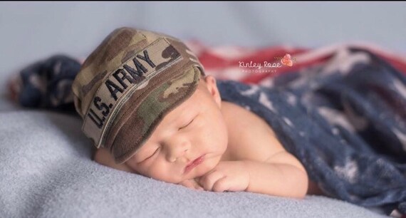 ARMY Inspired Baby Military Caps Military Hat Military Baby | Etsy