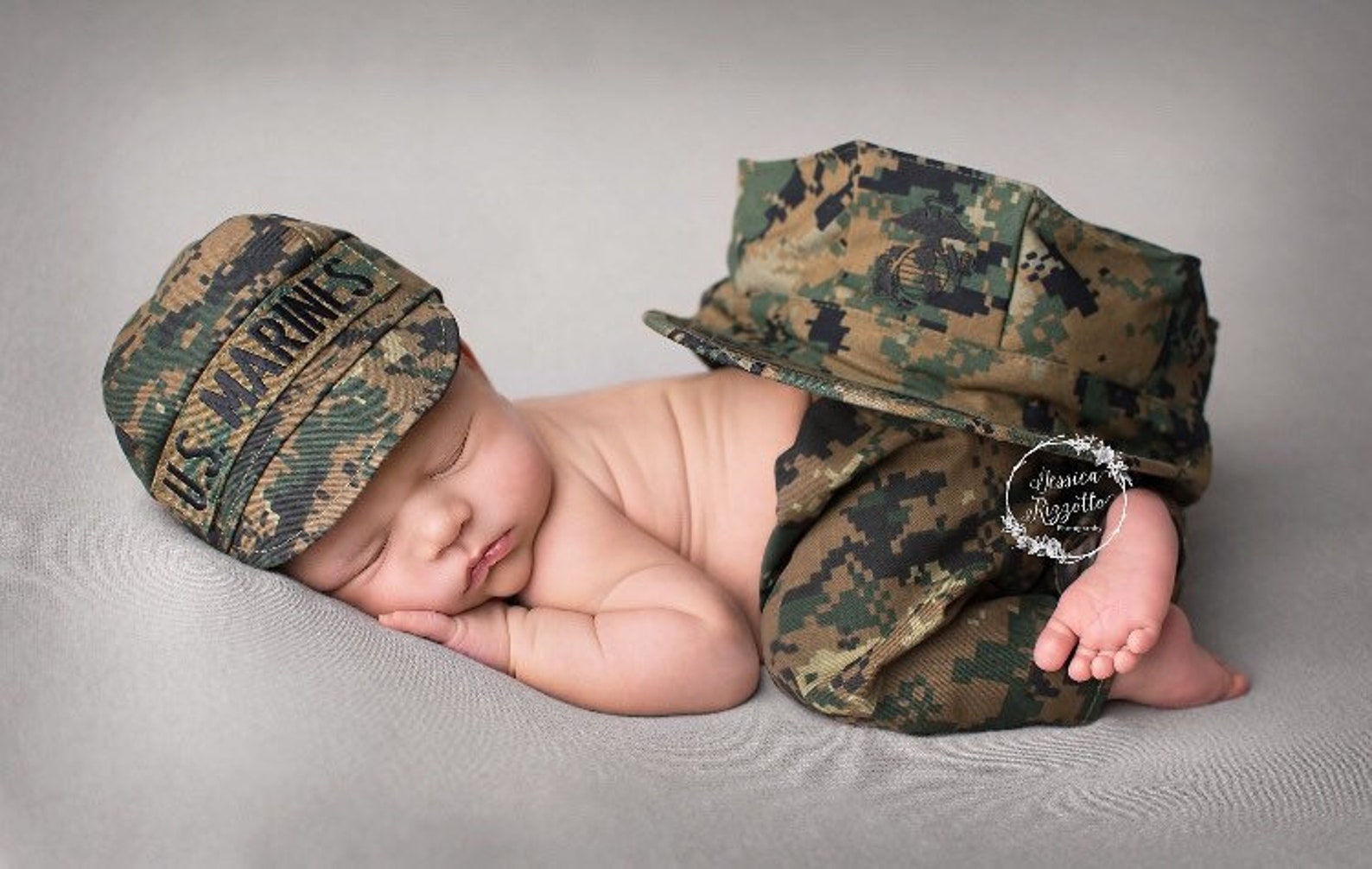 Marine Inspired Baby Military SET Woodland or Desert Camo - Etsy