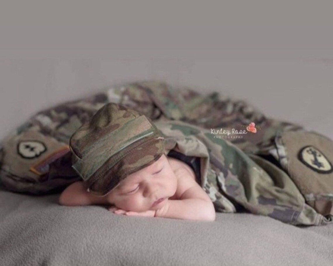 ARMY Inspired Baby Military Caps, Military Hat, Military Baby, Army ...