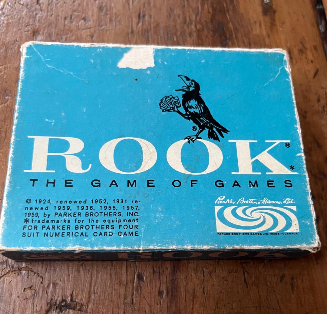 Vintage Rook Card Game, Parker Brothers 1950s Edition - Etsy
