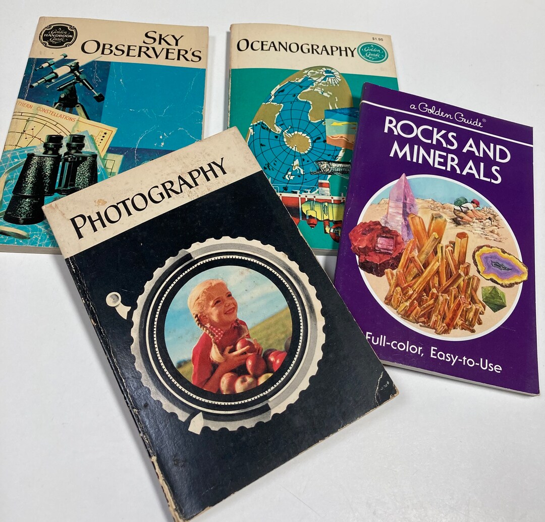 Vintage 1960s, 1970s, 1980s Golden Book Guides Sold Individually - Etsy