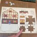 1940s Christmas Village Punch Out and Build Set Vintage Wallis Rigby ...