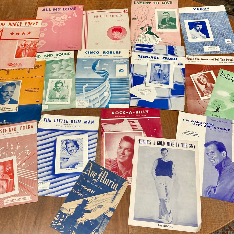 1950s Sheet Music - Etsy