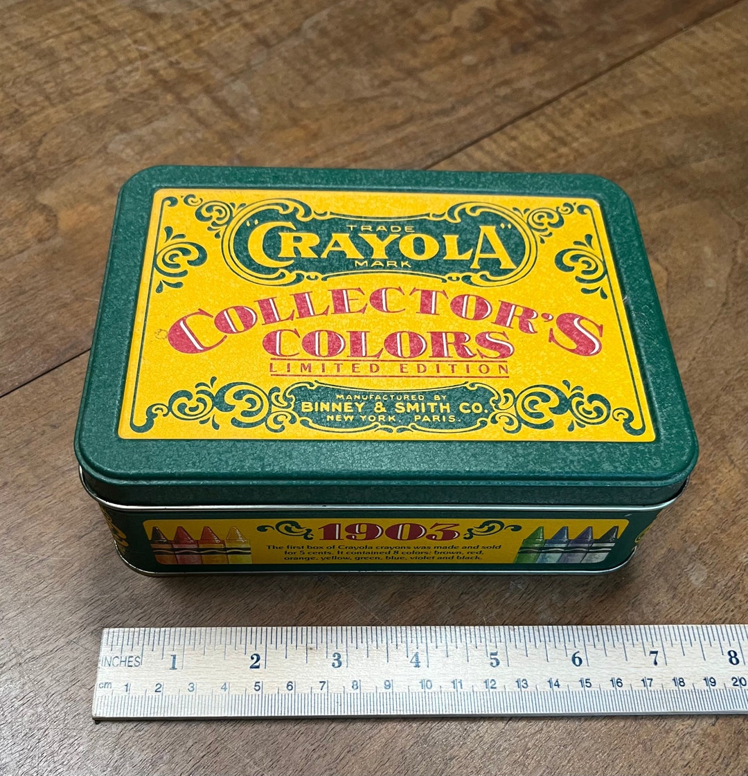 1991 Vintage Crayola Crayon Tin Complete, Never Been Used - Etsy