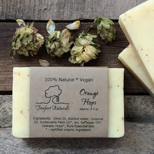 Orange Hops Soap Handmade Soap Cold Process All Natural - Etsy