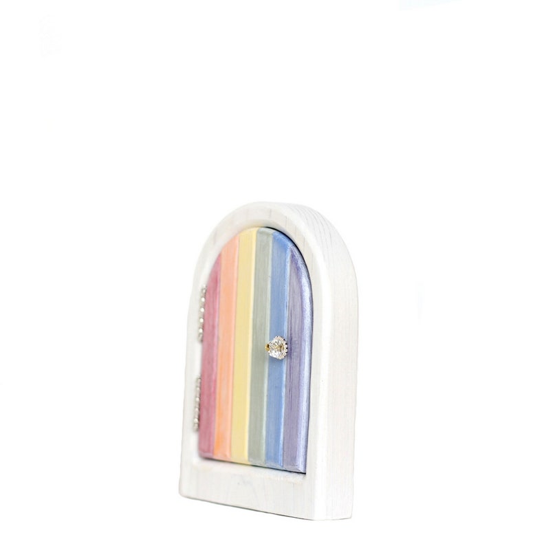 Whimsical Rainbow Fairy Door for Home and Garden - Etsy