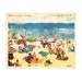 Vintage Postcard Art, Vintage Beach, Old Beach Postcard, Beach Art ...
