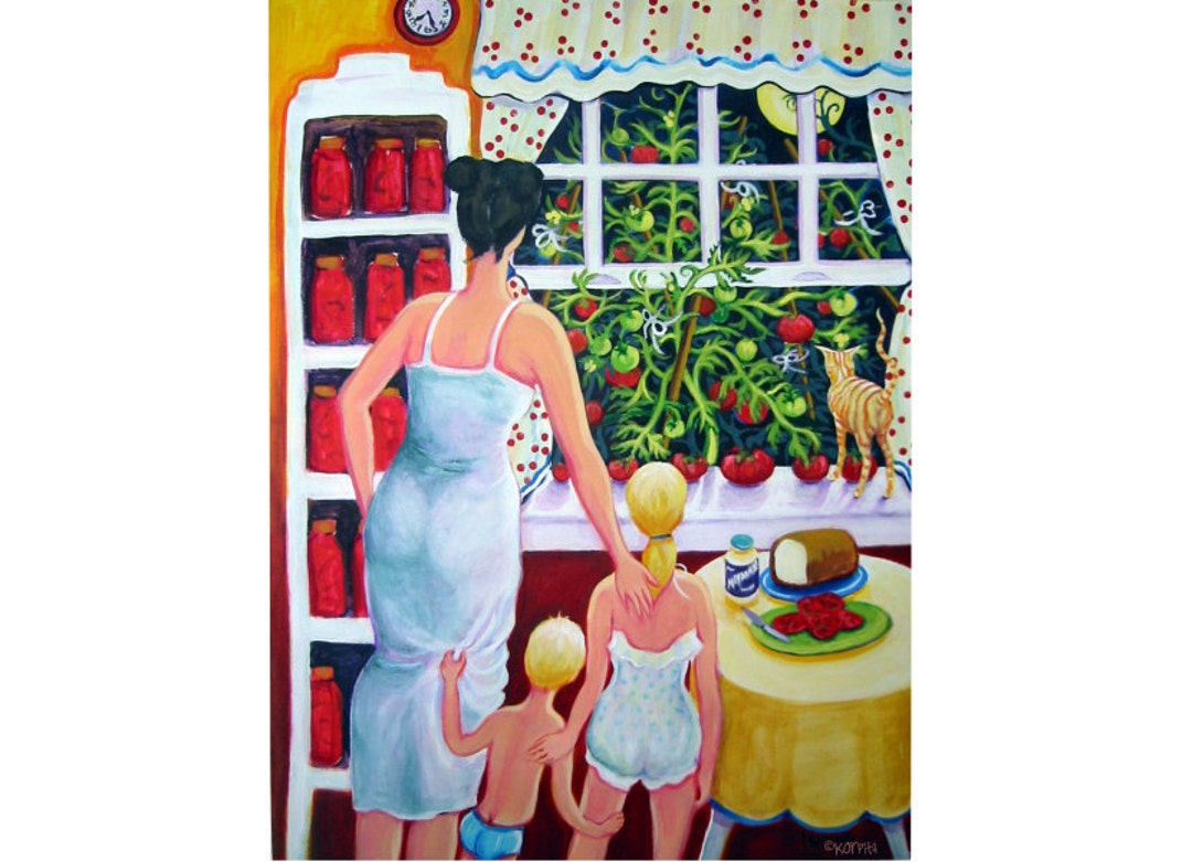 Tomato Art, Tomato Phobia, Phobias, Woman and Kids, Tomato Painting ...
