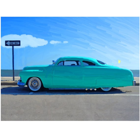 1950 Mercury Lead Sled Wallpaper