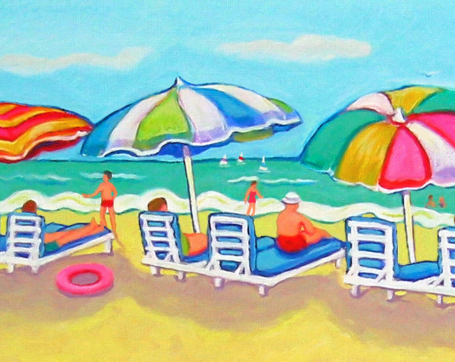 Beach Art Beach Print Coastal Wall Decor Beach House Decor | Etsy