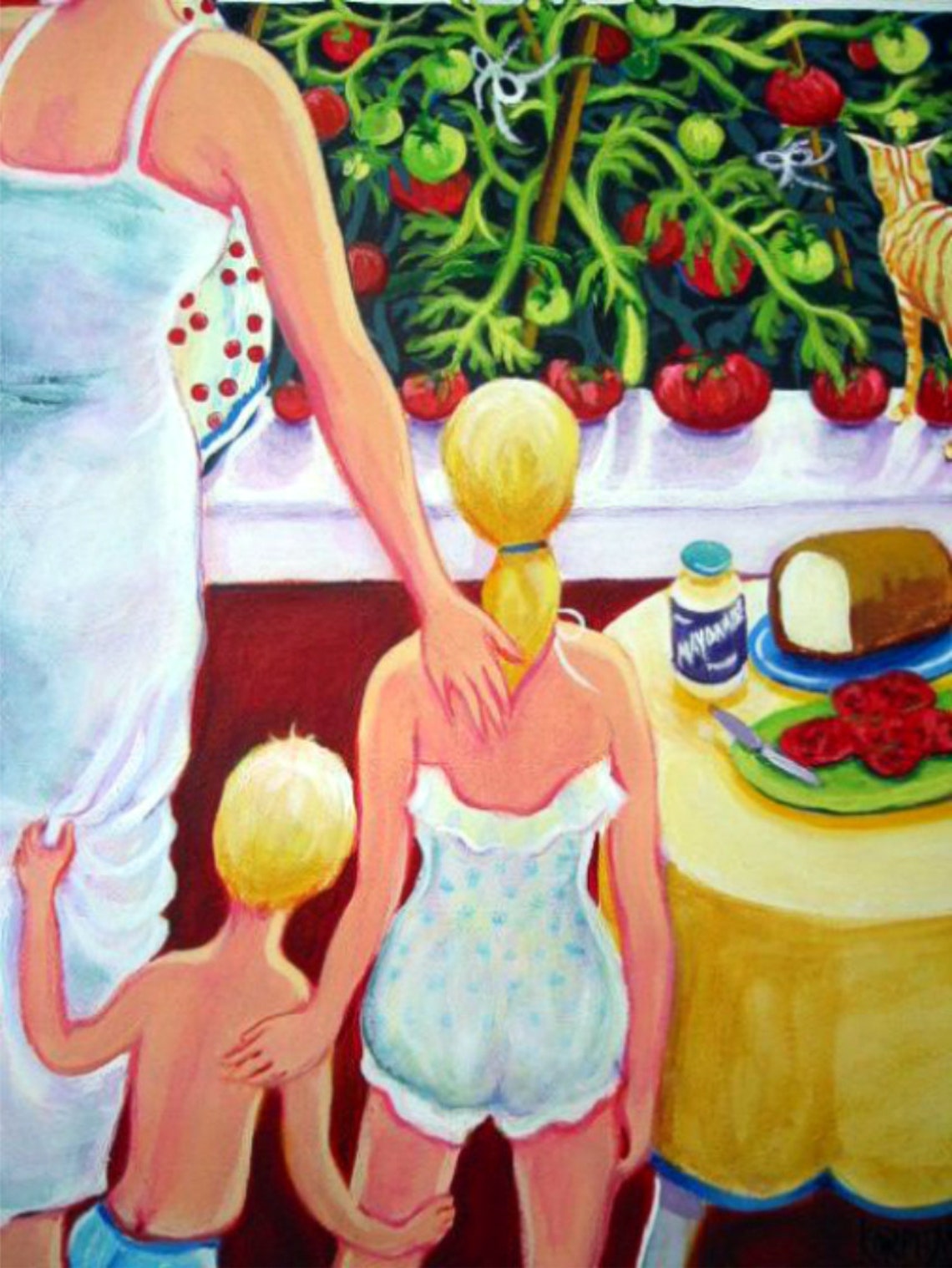 Tomato Art, Tomato Phobia, Phobias, Woman and Kids, Tomato Painting ...