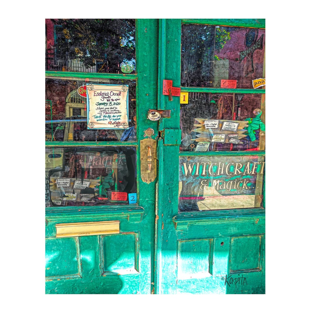New Orleans Art, Occult Art, Nola Door, French Quarter Art, Witchcraft ...