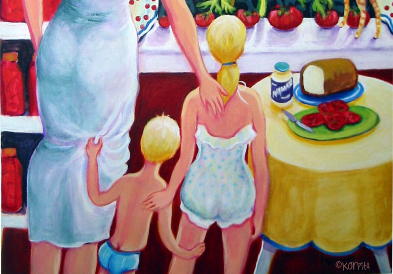 Tomato Art, Tomato Phobia, Phobias, Woman and Kids, Tomato Painting ...