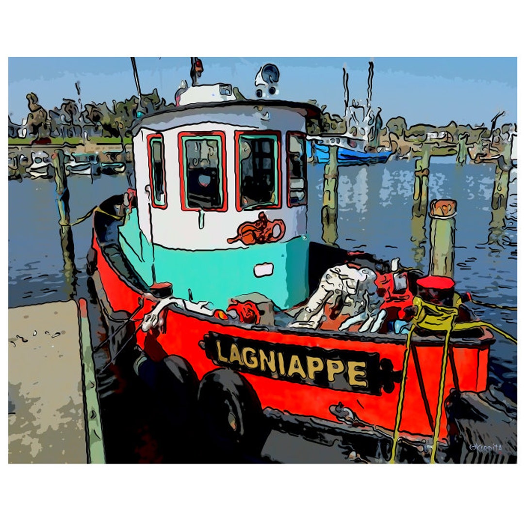 Boat Harbor, Colorful Boats, Little Tug Boat, Coastal Harbor, Coastal ...
