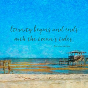 Inspirational, Beach Quote, Seashore Quote, Ocean Tide Quote, Word Art ...