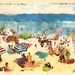Vintage Postcard Art, Vintage Beach, Old Beach Postcard, Beach Art ...