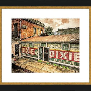 New Orleans Art, Dixie Beer Sign, Bywater Art, New Orleans Bar, Old ...