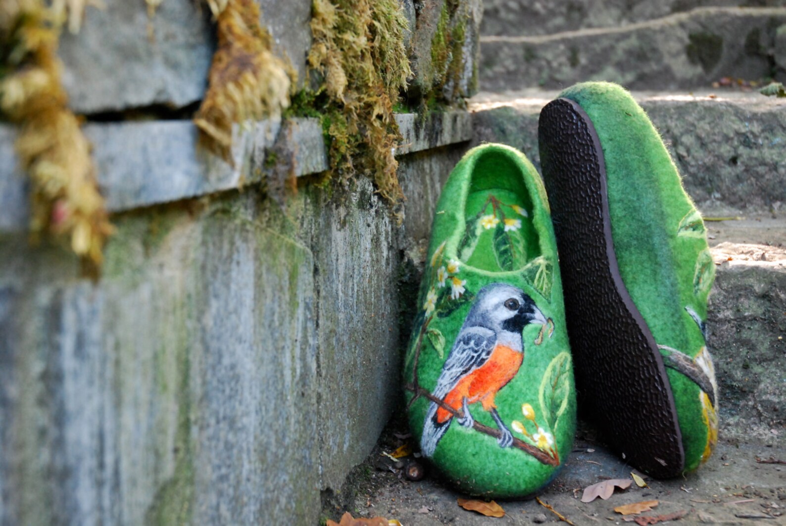 Felted Slippers Bond of Nature MADE TO ORDER - Etsy