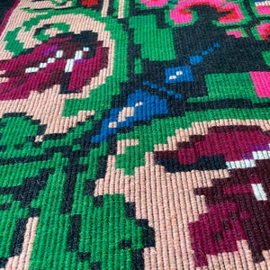 Lovely Handmade Traditional Romanian Rug Rumänischer Vintage | Etsy