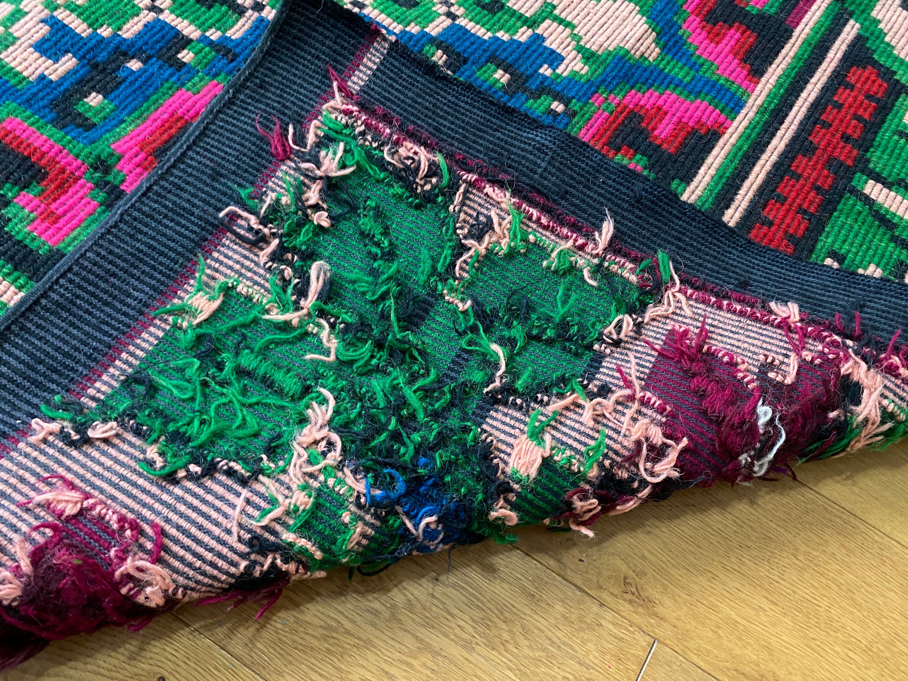 Lovely Handmade Traditional Romanian Rug, Rumänischer Vintage Teppich ...