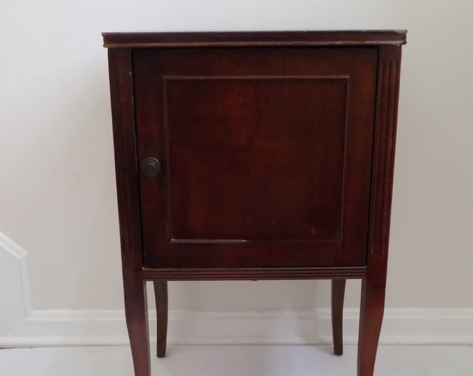 SALE - Antique Cigar Pipe Smoking Stand Side Table Cabinet - Tobacco ...