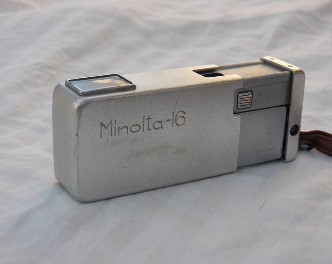 Vintage 1950's Minolta 16 Spy or Sub Miniature 16mm Film Camera Konan ...