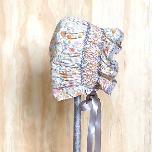 Smocked Bonnet Digital Pattern Baby Bonnet Sewing Pattern - Etsy