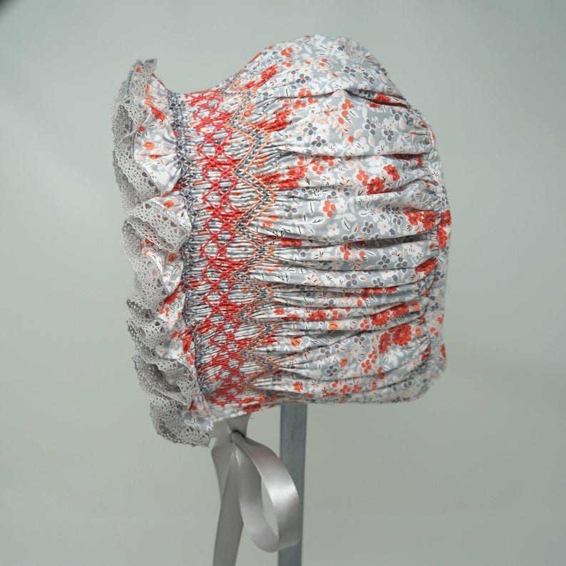 Smocked Bonnet Paper Pattern Baby Bonnet Sewing Pattern Beginner ...