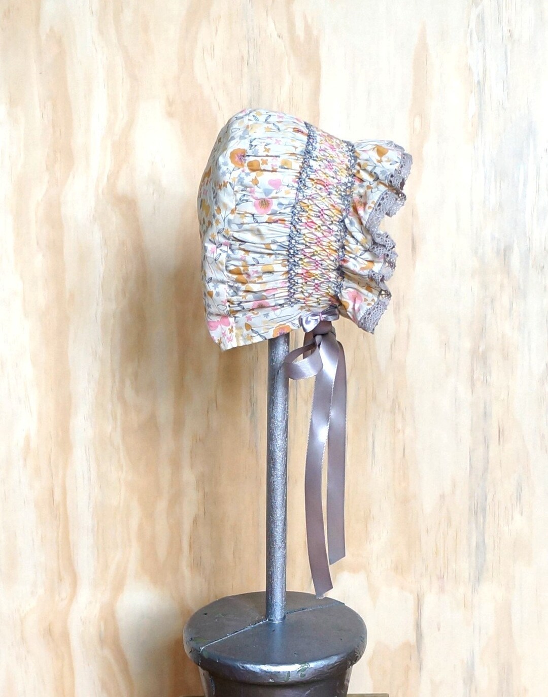 Smocked Bonnet Digital Pattern Baby Bonnet Sewing Pattern Beginner ...