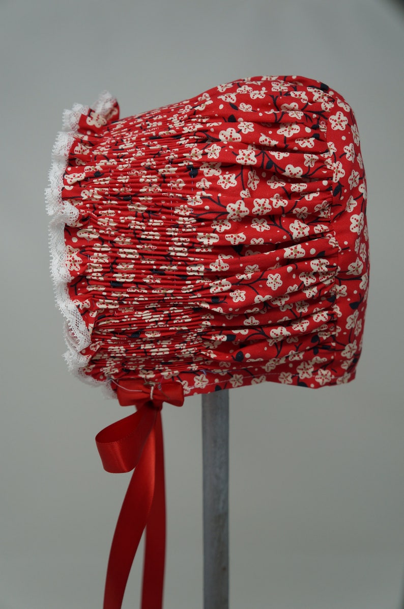 Smocked Bonnet Paper Pattern Baby Bonnet Sewing Pattern Beginner ...