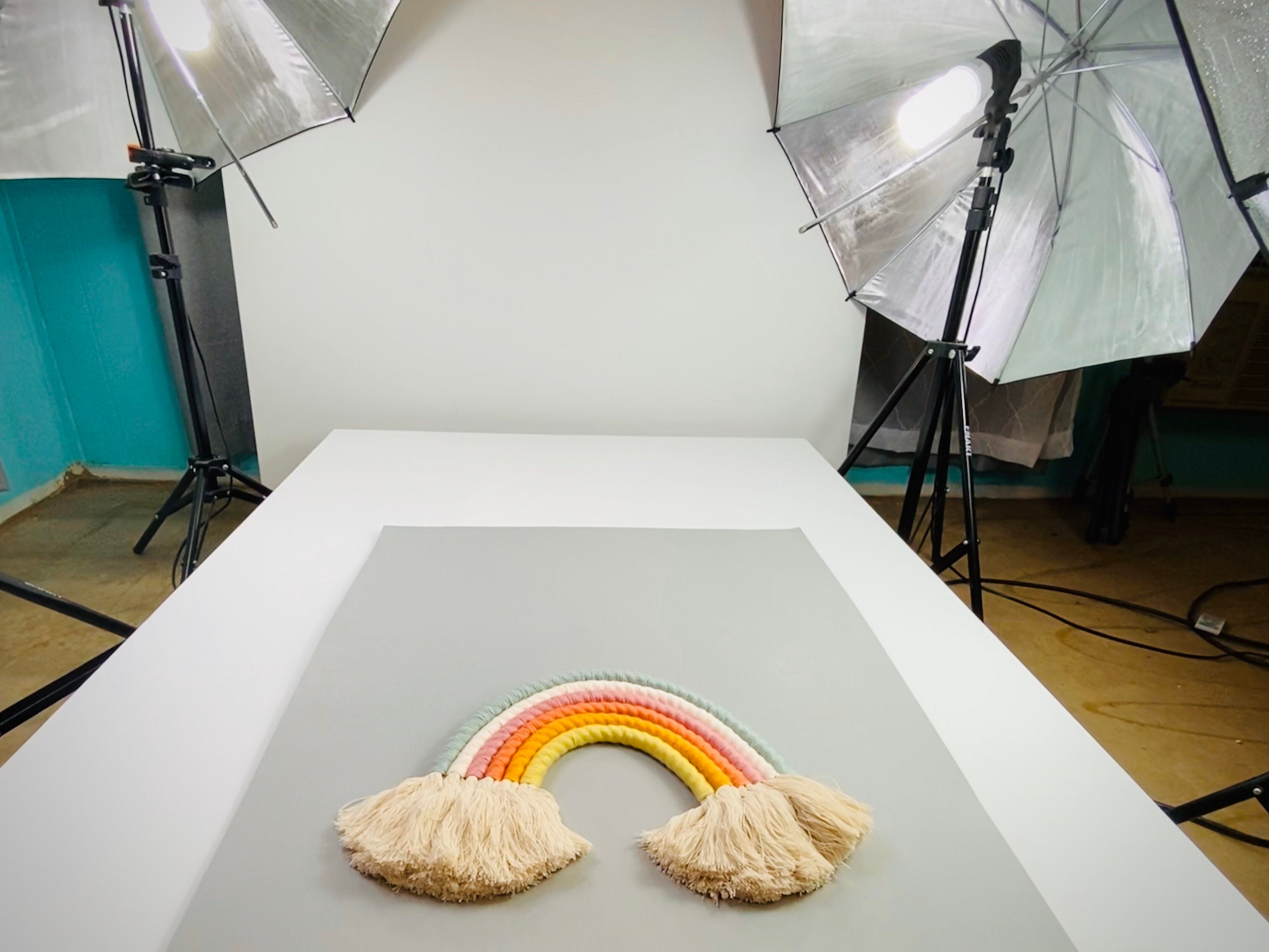 Large Fiber Rainbow Wall Decor - Etsy