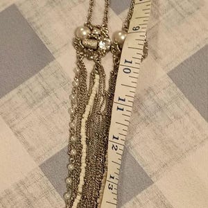 Long Draped Multi Strand Necklace - Etsy