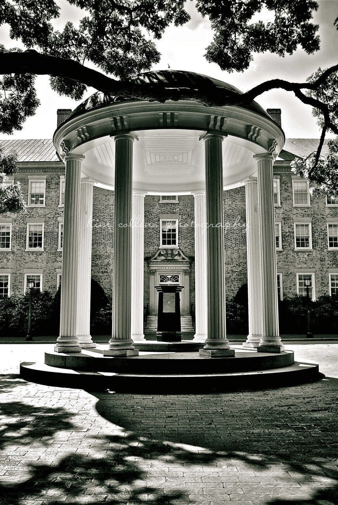 Old Well UNC Chapel Hill B&w,north Carolina,tarheel Fan,unc Grad Gift ...