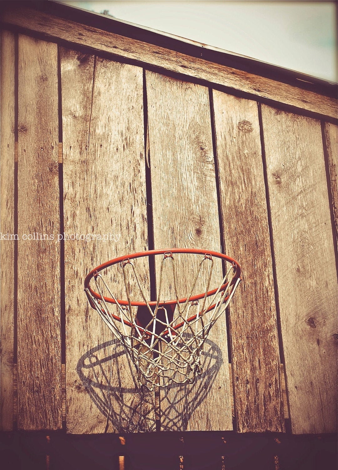Barn Basketball Photograph,basketball Hoop,vintage,mancave,boy's Room ...