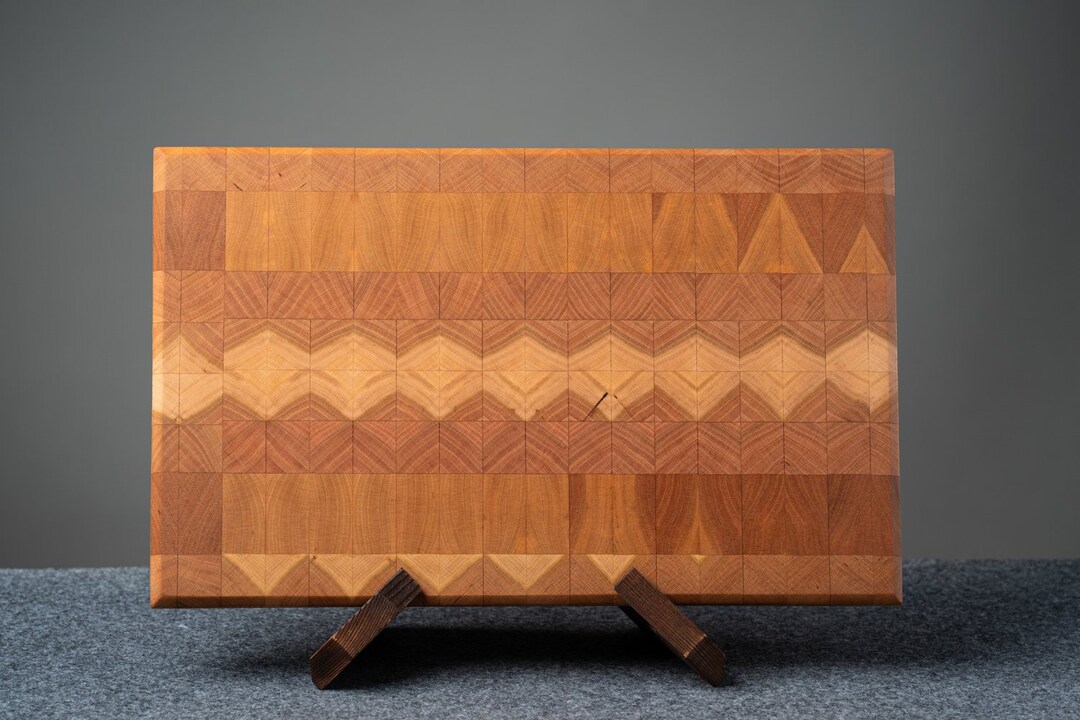 Cherry End Grain Cutting Board - Etsy