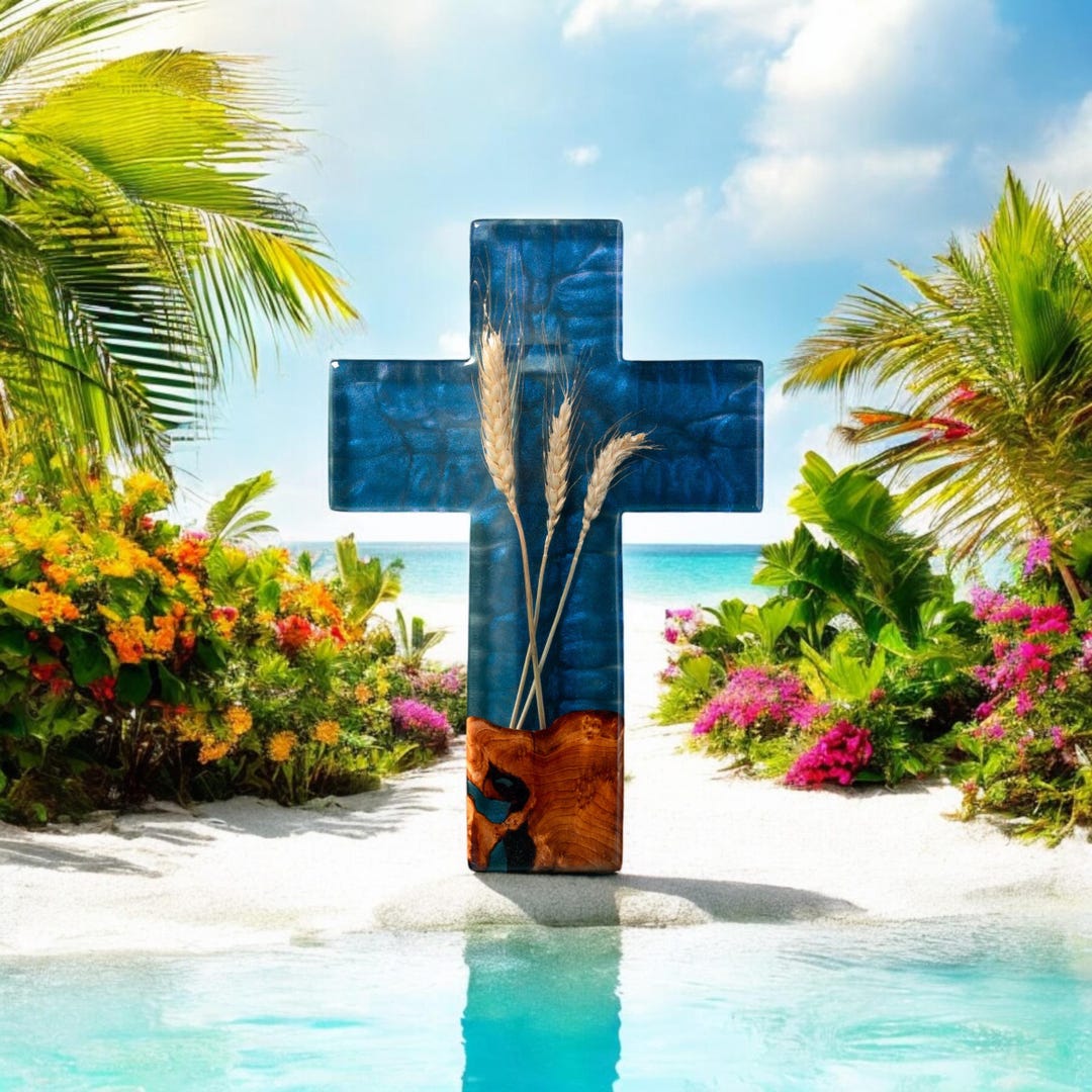 Wall Cross Decor for Home. Handmade Wall Hanging Cross Made With Wood ...