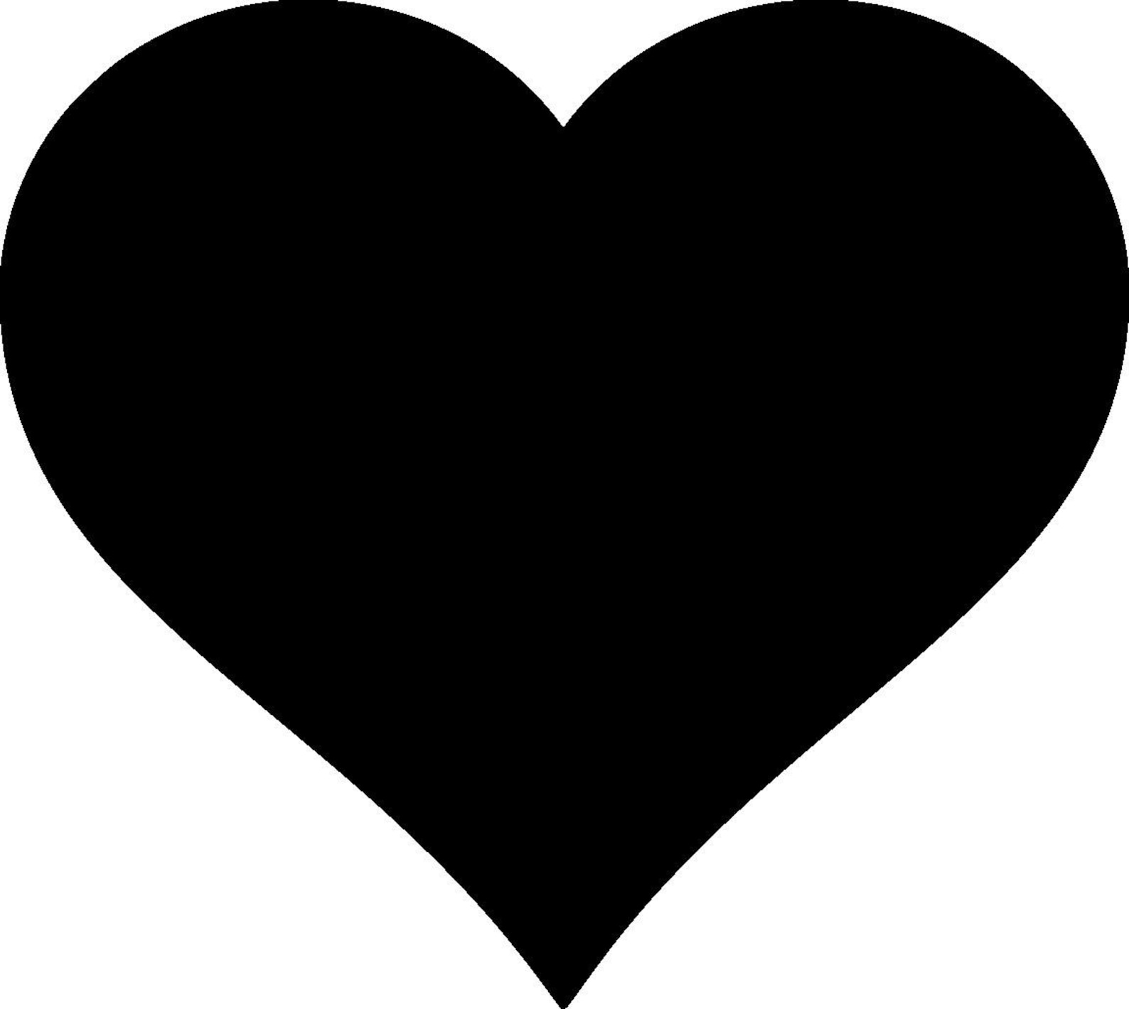 Heart Digital Svg and Jpeg Size 12x10in - Etsy