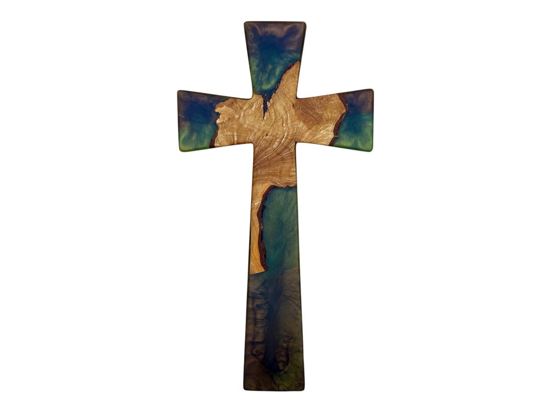 Wall Cross Decor for Home. Handmade Wall Hanging Cross Made With Made ...
