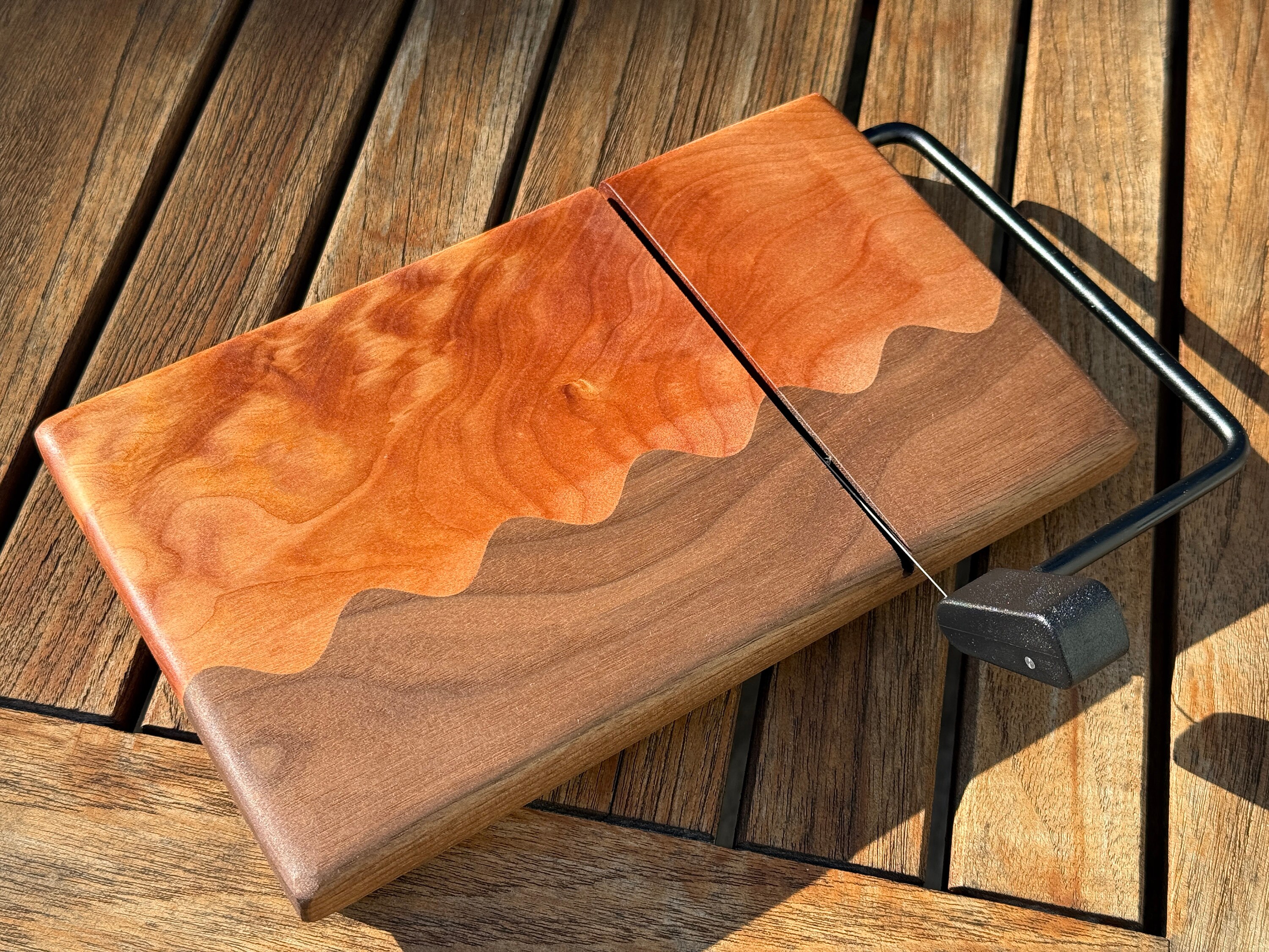 Wooden Cheese Slicer Board With Wire - Etsy