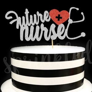 Future Nurse Cake Topper RN Cake Topper - Etsy
