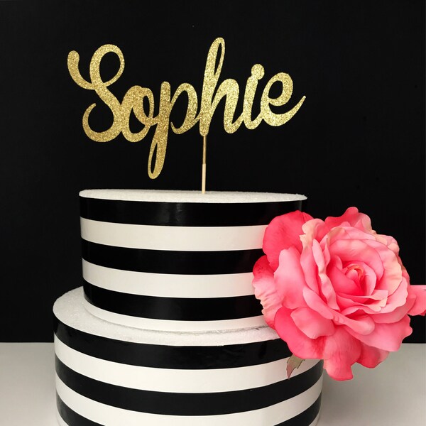 Name Cake Topper - Etsy