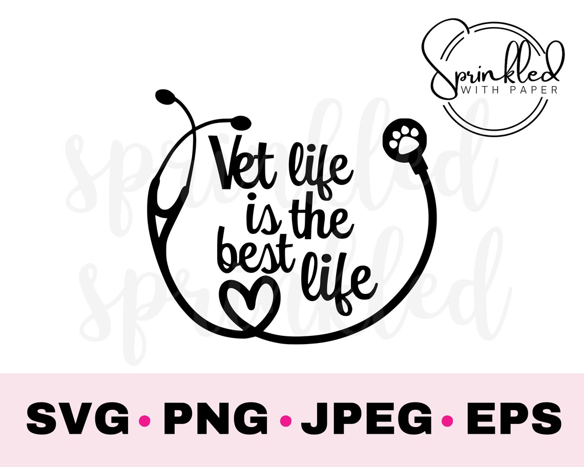 Veterinarian SVG Vet Life SVG Vet SVG Vet Stethoscope Svg - Etsy