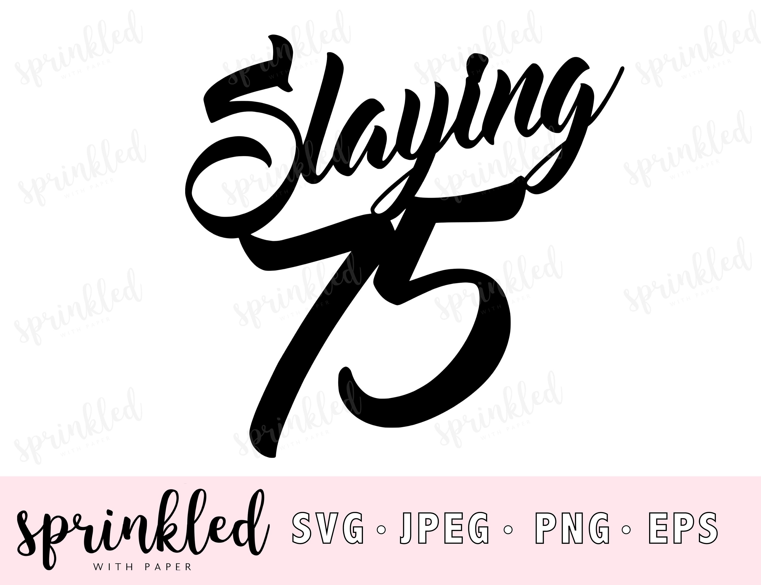 Digital Art & Collectibles Svg files for Cricut 75th Birthday cake ...