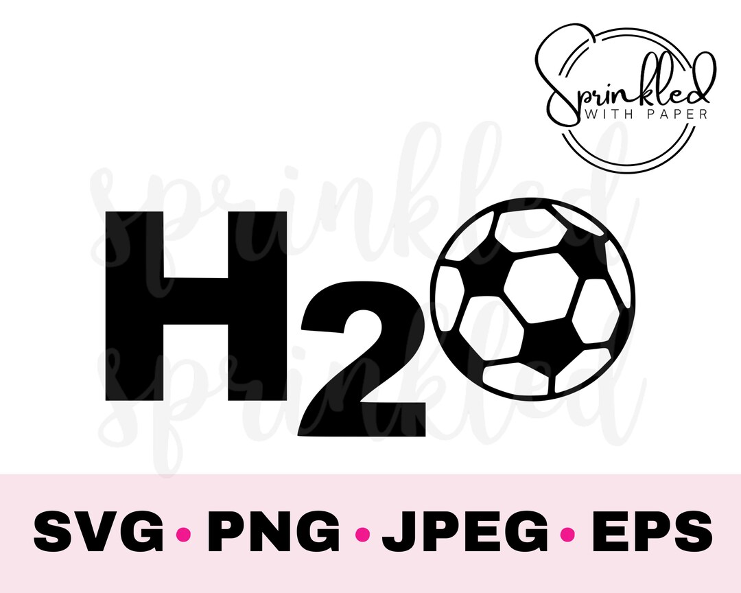 H2O Futebol SVG, Futebol SVG, H2O SVG - Etsy Portugal