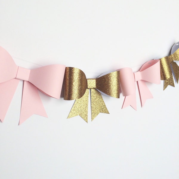 Bow Garland - Etsy