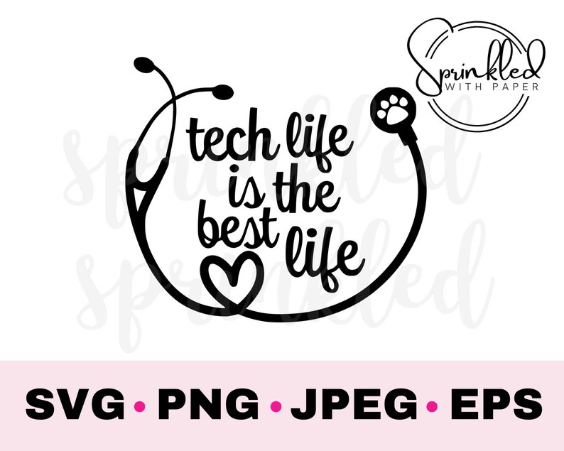 Veterinarian Tech SVG Vet Life SVG Tech Life SVG Vet | Etsy