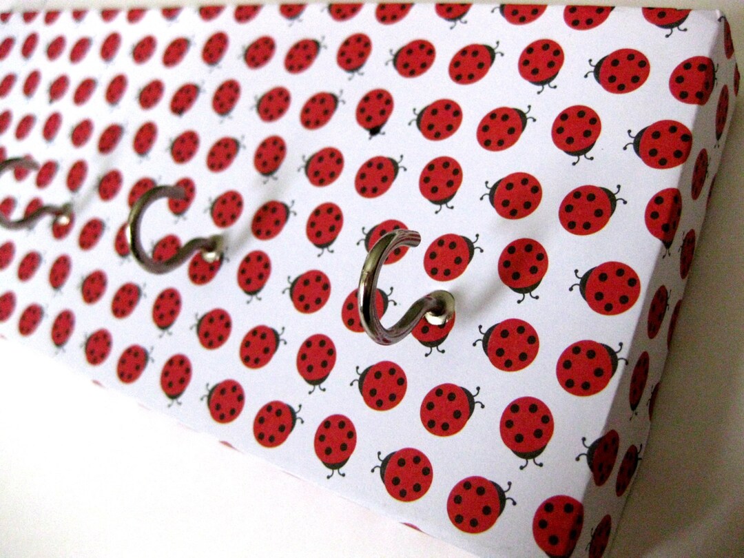 Ladybug Key Rack, Ladybug Jewelry Holder, Ladybird Jewelry Rack ...