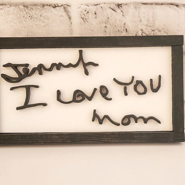 Custom Handwriting Sign - Etsy