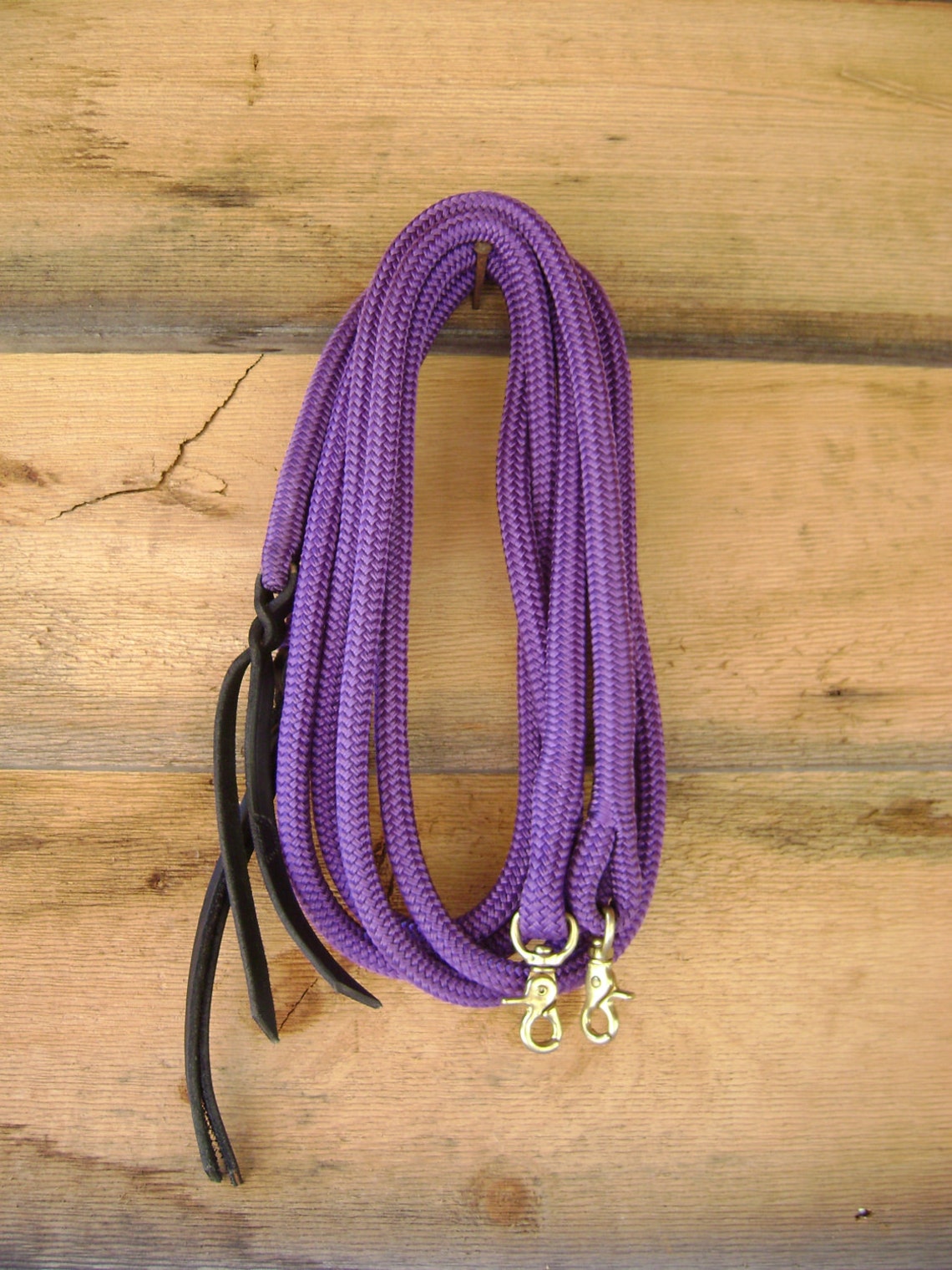 Handmade Purple Rope Split Reins 8 Foot Length | Etsy